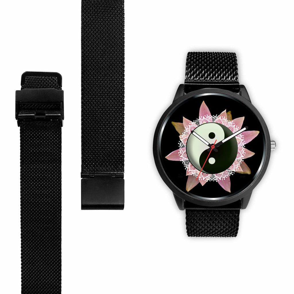 iBodhi Sacred Geometry Yin and Yang Flower Mandala Watch – iBodhi.com